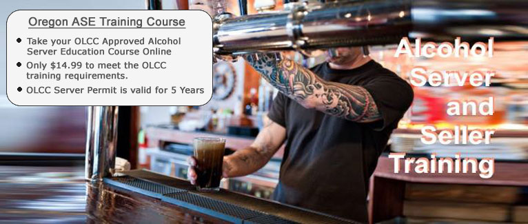 $14.99 Online OLCC Oregon Alcohol Server Permit Training